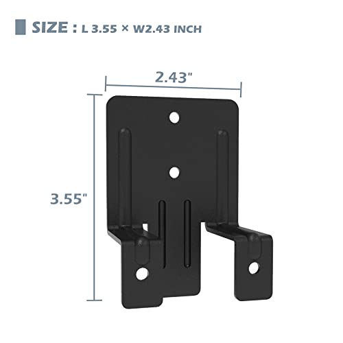 ONEMO Non-Slip Mattress Gaskets/Anti-Slip Baffle Fit for Bed Frames/Adjustable Size/Wide Applicability/Easy to Assemble / 6 PCS,Black