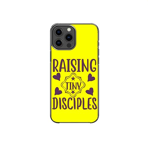 Raising Tiny Discipline Cute Sweet Motivational Inspirational Pattern Art Design Anti-Fall and Shockproof Gift iPhone Case (iPhone XR)