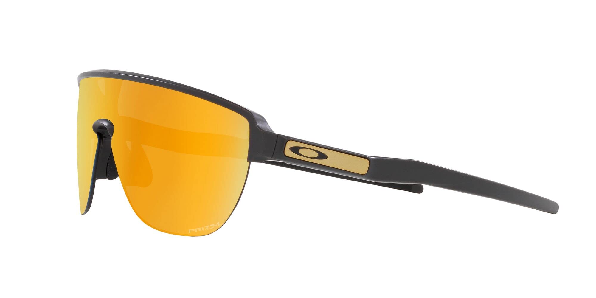 Oakley Men's OO9248 Corridor Rectangular Sunglasses, Matte Carbon/Prizm 24K, 42 mm