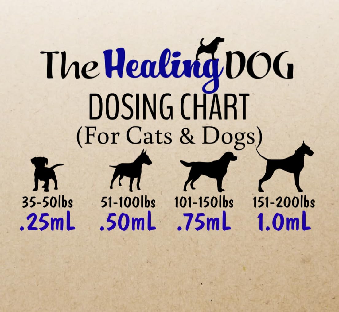 The Healing Dog: Hemp Drops for Dogs - 600mg