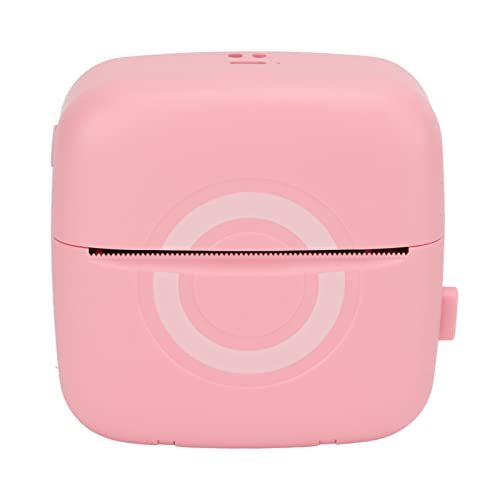 PSDLHMYQ Mini Thermal Bluetooth Pocket Printer Portable 200DPI Sticker Printer USB Charging Handheld Smart Mistakes Photo Printer in Pink