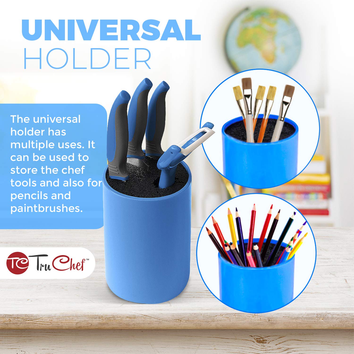 TruChef Kids Knife Set For Cooking and Kids Cut Resistant Gloves (Small) Bundle