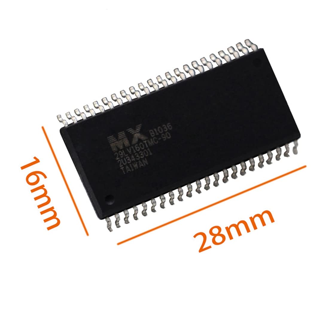 Jteyult BIOS Chip Replacement MX29LV160TMC-90 Bootloader Module for Dreamcast VA1 VA2 Motherboard Gaming Accessories