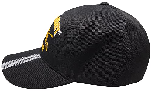 US Army Armor Tank Black Shadow Acrylic Adjustable Embroidered Cap Hat - Officially Licensed