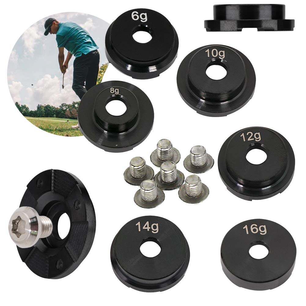 Golf Weights for Ping G 30 Driver Head Fairway Hybrid Clubs with Screw,6g 8g 10g 12g 14g 16g LS SF TEC 5# 3# FW Accessory (1 Pc x 6g)