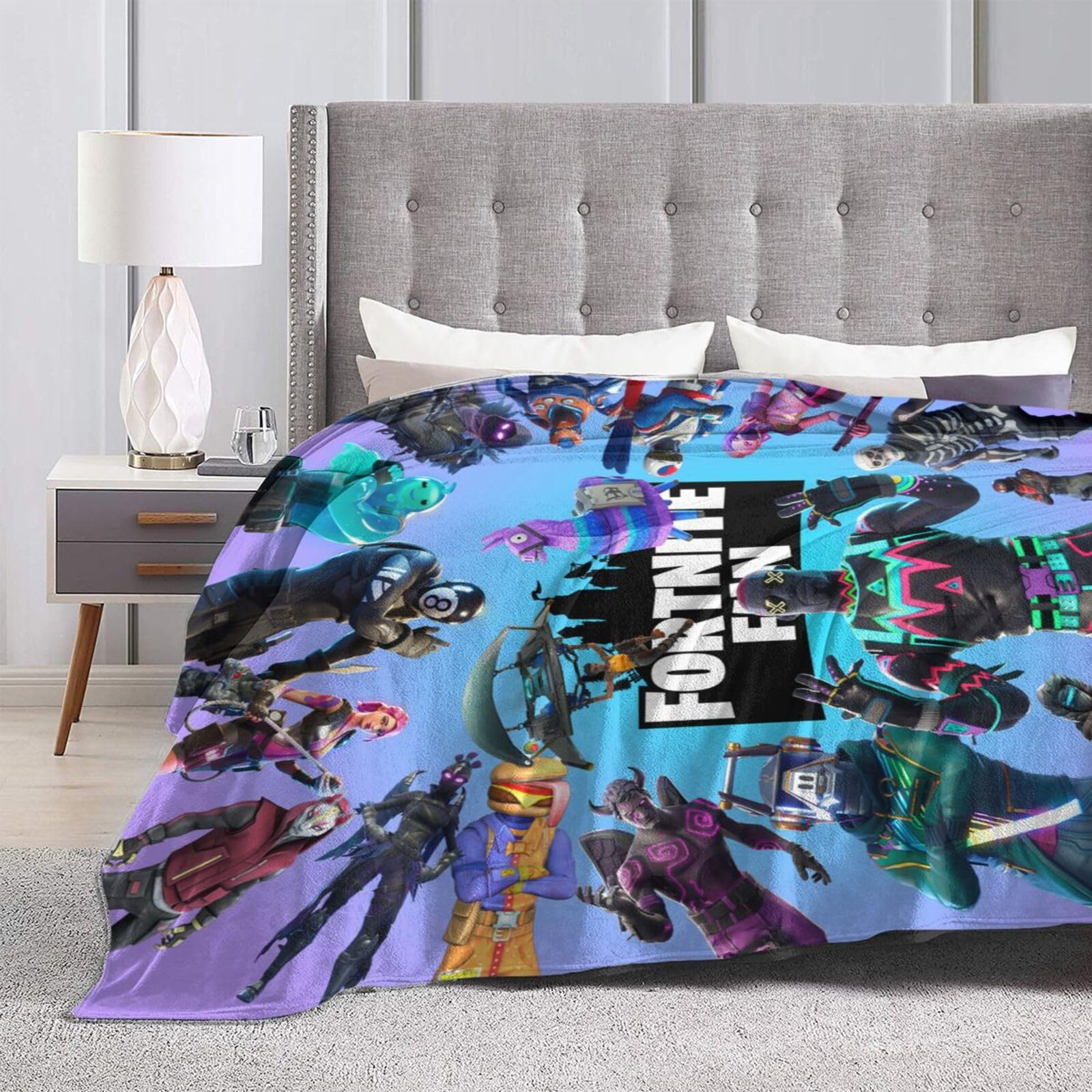 Game Blanket Cartoon Throw Blanket Ultra-Soft Blanket for Couch Bed Living Room Bedroom Car 50"X40"