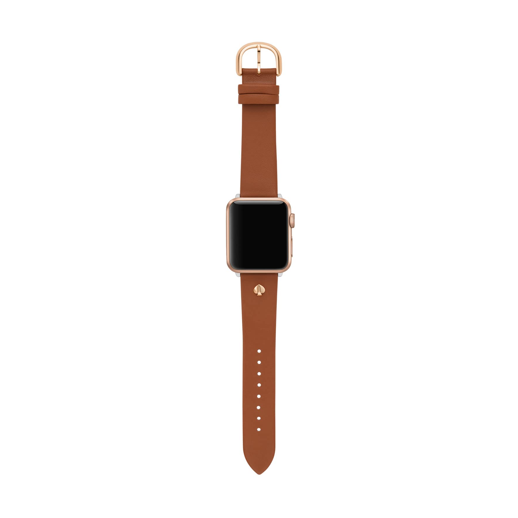 Kate Spade New York brown leather band for Apple Watch®, 38mm/40mm/41mm