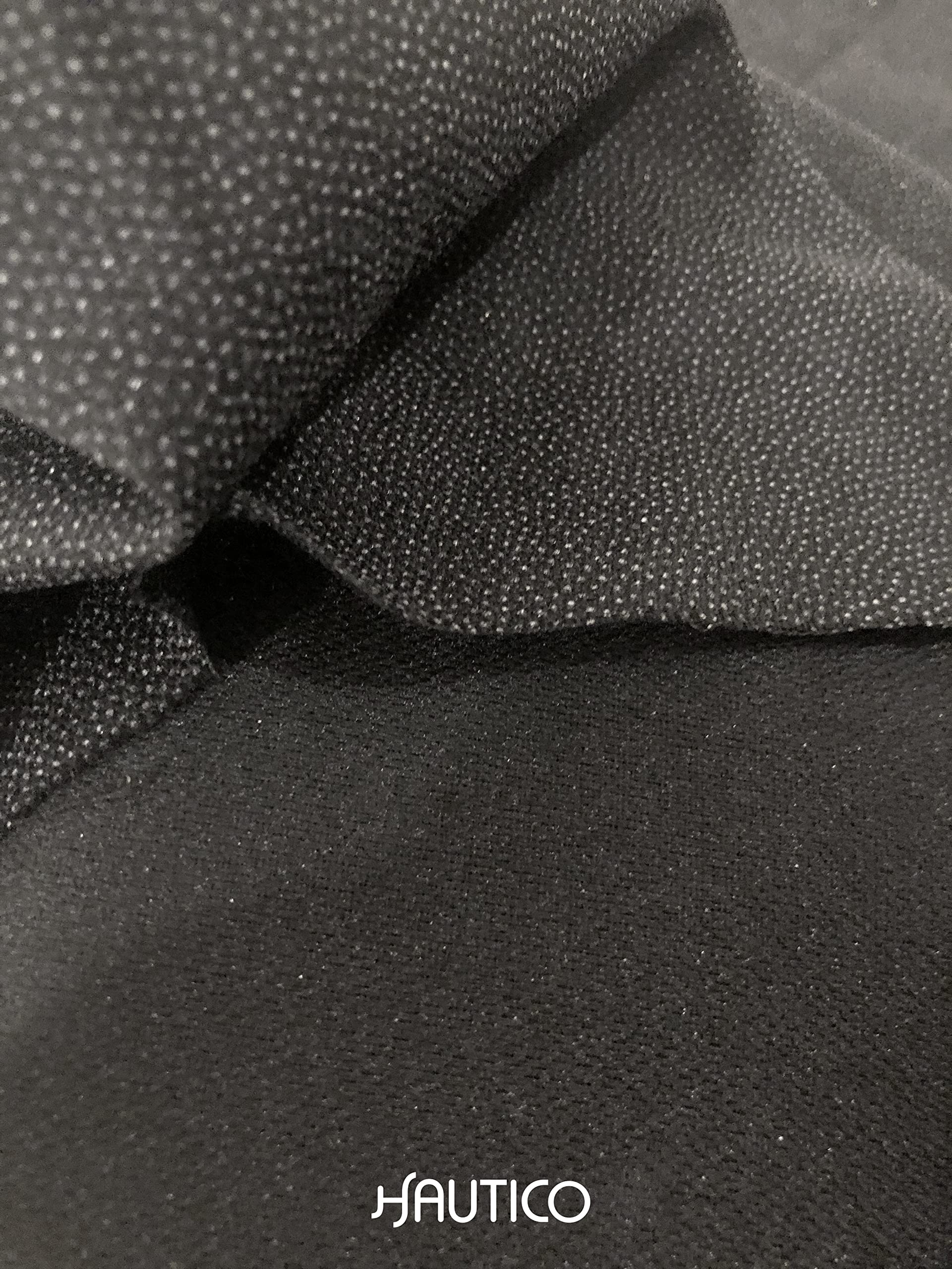 Fusible Interfacing, Medium Weight,10 yards, Black, 60'' Wide, Woven, Iron On, Interfacing for Fashion Design, All Purpose