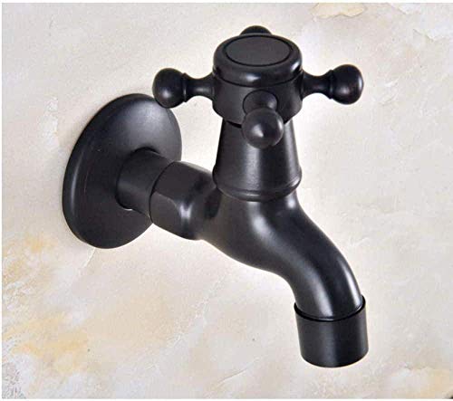NZDY Faucet Oil Rubbed Bronze Outdoorgarden Water Tap Mop Pool Faucet Laundry Sink Cold Water Tap