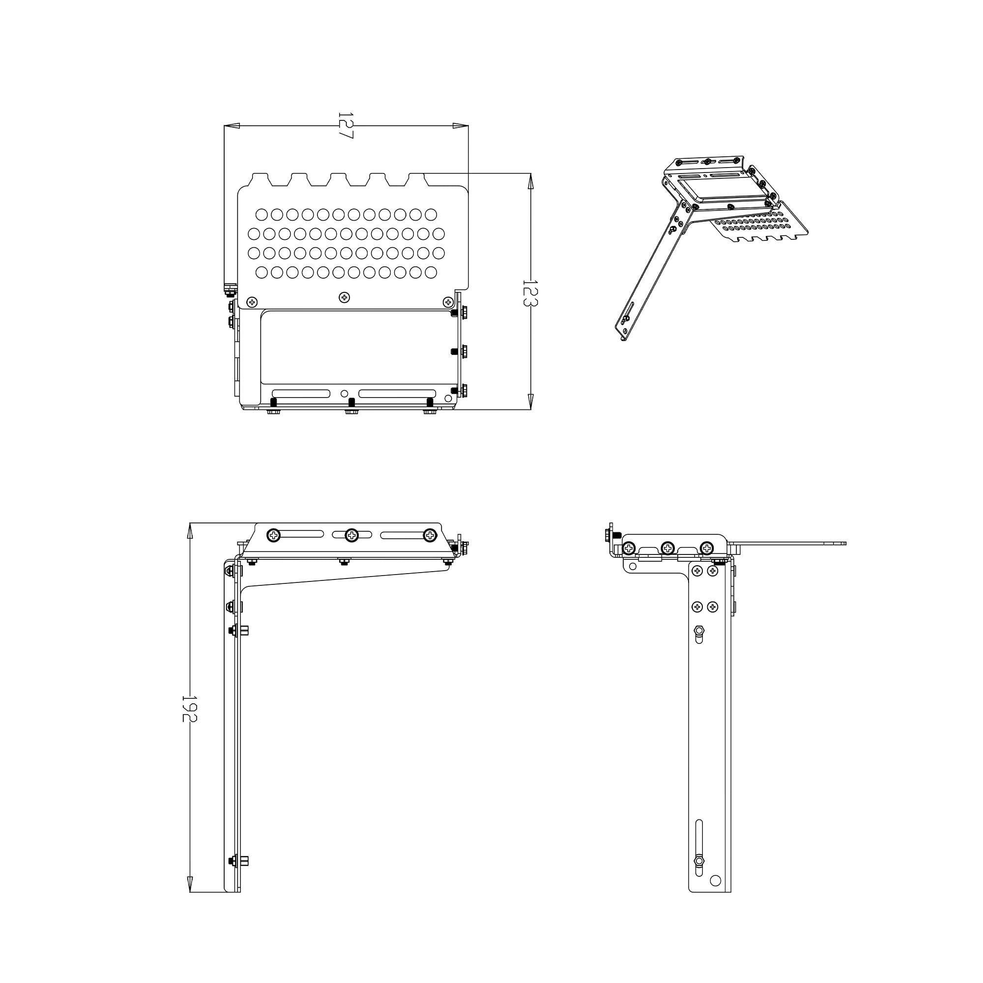 Formulamod Vertical GPU Mounting Bracket Graphics Card Holder Kit with PCI-E 4.0 x16 Riser Cable 90 Degree Right Angle 20cm (White)