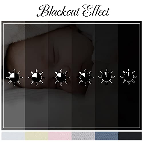 StangH Burnt Orange Velvet Curtains & Pom Pom Blackout Curtains