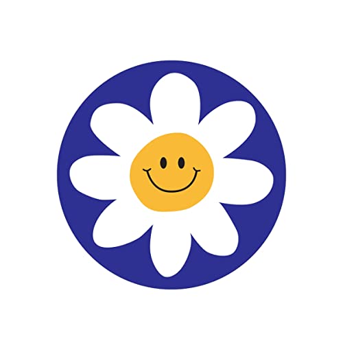 ONLYOU GRIPTOK Phone Grip Holder Hand Korean Griptok Simple Cute Stylish Smartphone Stand Design Daisy Smile Niko Circle Colorful Unique (Blue)