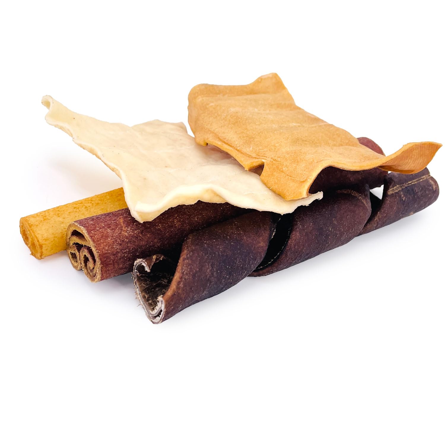 ValueBull USA Collagen Variety Mix, Beef Chews for Dogs, Smoked, Fun Shapes, 2 Pound - Natural & Safe, Single Ingredient, Rawhide-Free, Long Lasting, Healthy for HIPS, Joints, Skin & Coat