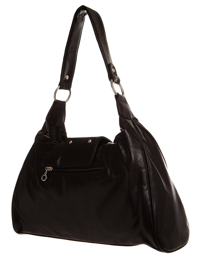 G Inspired Corner Studded Hobo Shoulder Handbag by Handbags For All