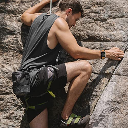 SUNFWR Compatible with Apple Watch Band 42mm 44mm 45mm 49mm 38mm 40mm 41mm, Rugged Replacement Velcro Strap With Three Buckle Loop Design Tough Nylon Band For iWatch Ultra Series 9/8/7/6/5/4/3/2/1/SE