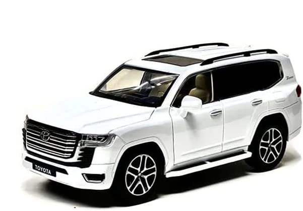 Land Cruiser White 1/24 Diecast Model Car by Motormax H08222
