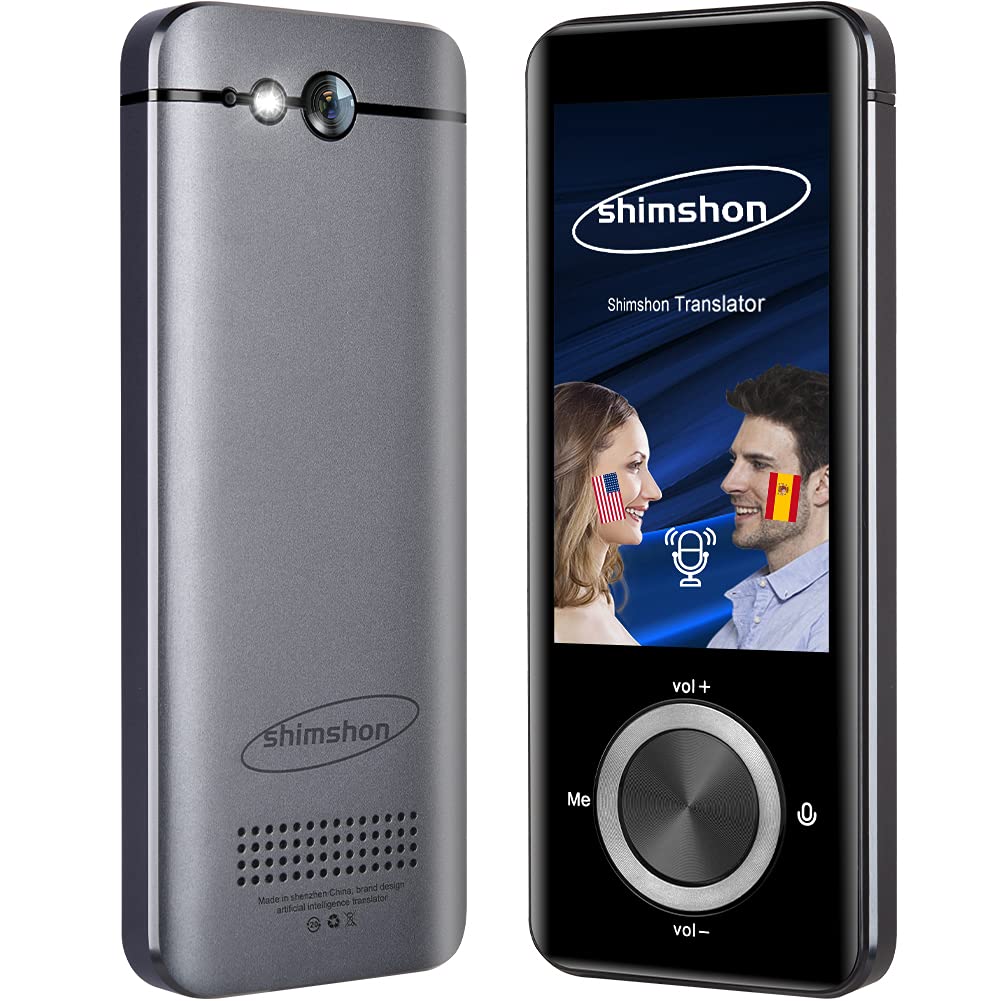 Language Translator Device Offline Translator with Instant Photo Translation Portable Two-Way Voice Interpreter, 109 Languages Smart Translation in 0.5 Sec, Bluetooth, WiFi