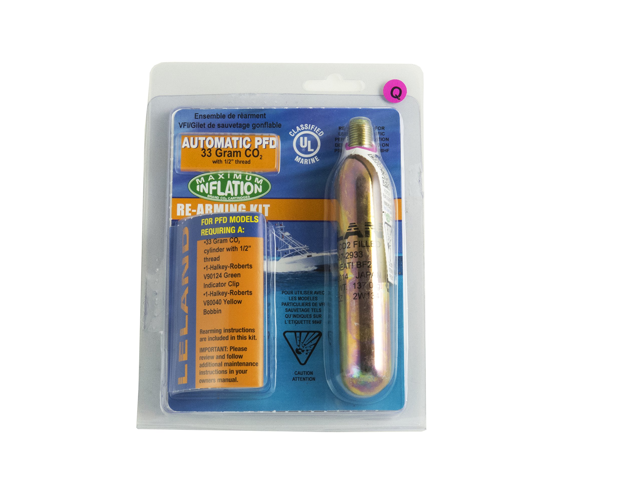 Flowt Inflatable PFD Re-Arm Kit, 24 Gram Auto/Manual, brown