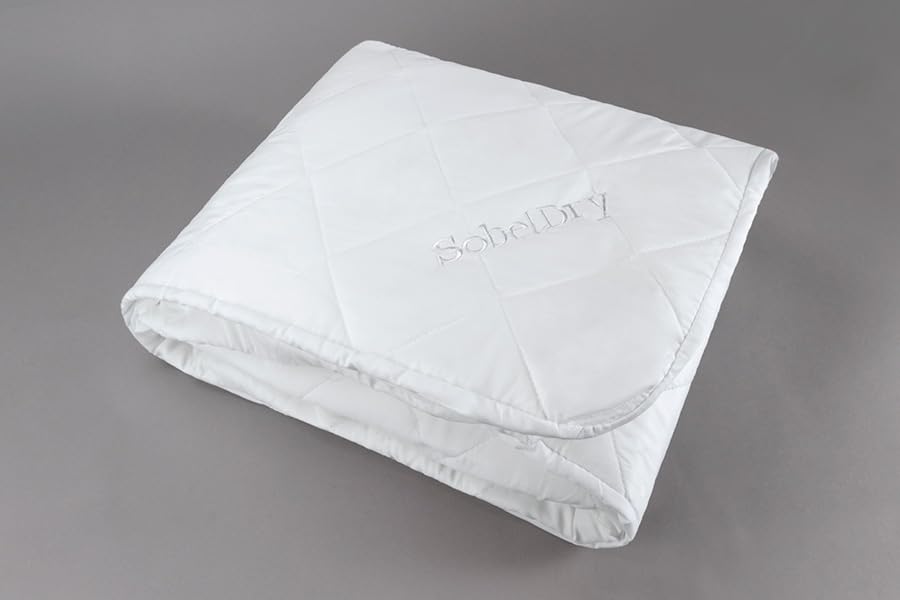 Sobel Westex: Hotel Sobel Dry Hypoallergenic Mattress Pad | Hotel & Resort Quality, 100% Water Resistant, Quiet, Soft & Supportive Microfiber Fill | Hypoallergenic, Downlike Feel, (Twin Size)