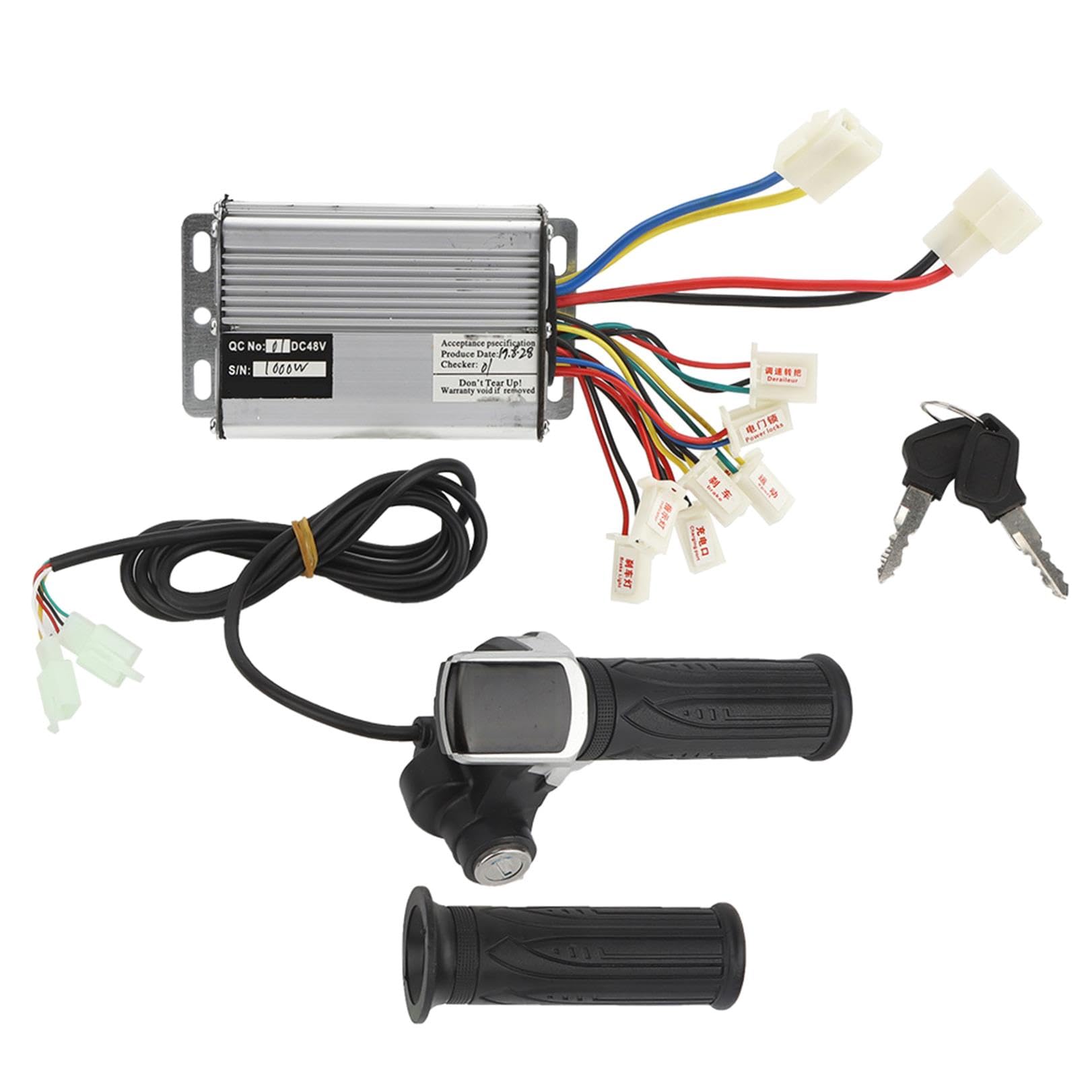 forwillsky Enhanced E-Bike Controller Set - 4 1000W Electric Scooter & Tricycle Compatible Lock Accessory Included-size1