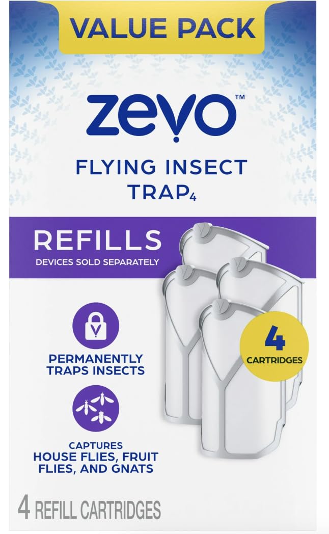 Refills 04 Cartridges Indoor | NO Device Sold Separately - Model 3 (M364A) White (Twin Pack, 4 Cartridges)