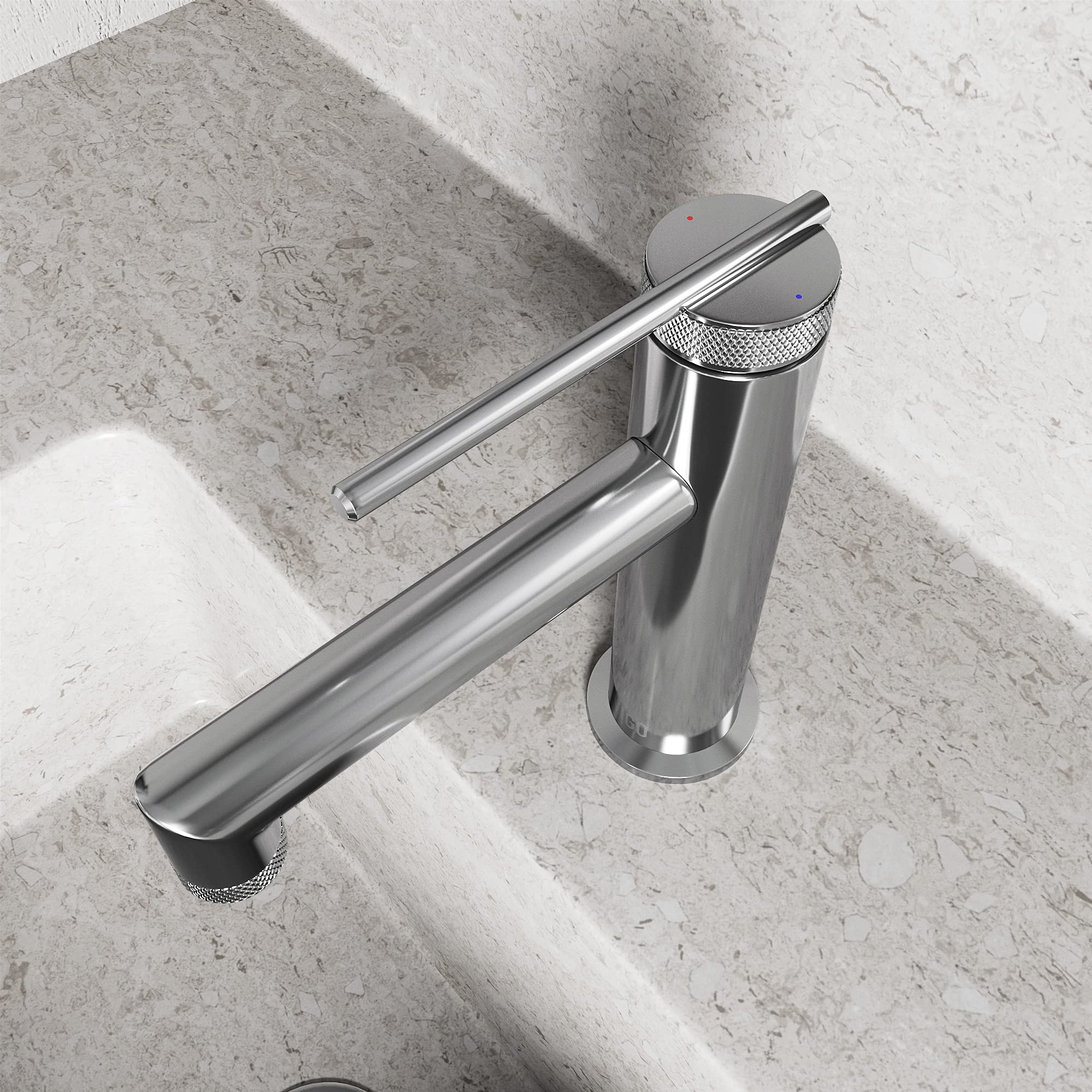 VIGO Sterling 7'' H Single Handle Single-Hole Bathroom Faucet in Chrome-VG01049CH