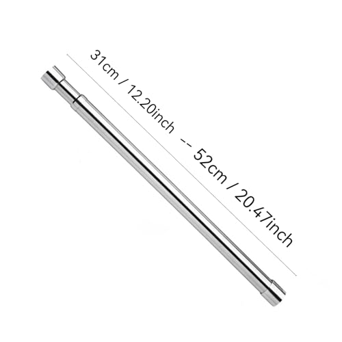 Thickened Stainless Steel Wardrobe Telescopic Rod Adjustable Clothes Hanging Rod Balcony Bedroom Multi-purpose Clothes Drying Rack