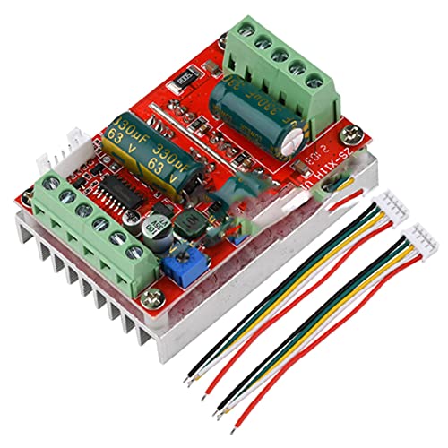 Lanyazet DC 6-60V 400W BLDC Three Phase DC Brushless Motor Controller PWM Hall Motor Control Driver Board 12V 48V