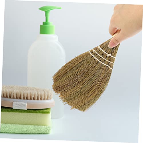 ORFOFE 6 Pcs Kitchen Cleaning Broom Mini Corn Broom Play Heavy-Duty Broom Mini Desk Broom Hand-Made Broom Home Sweeping Broom Cleaning Kit House Cleaning Supplies Whisk Broom Miscanthus