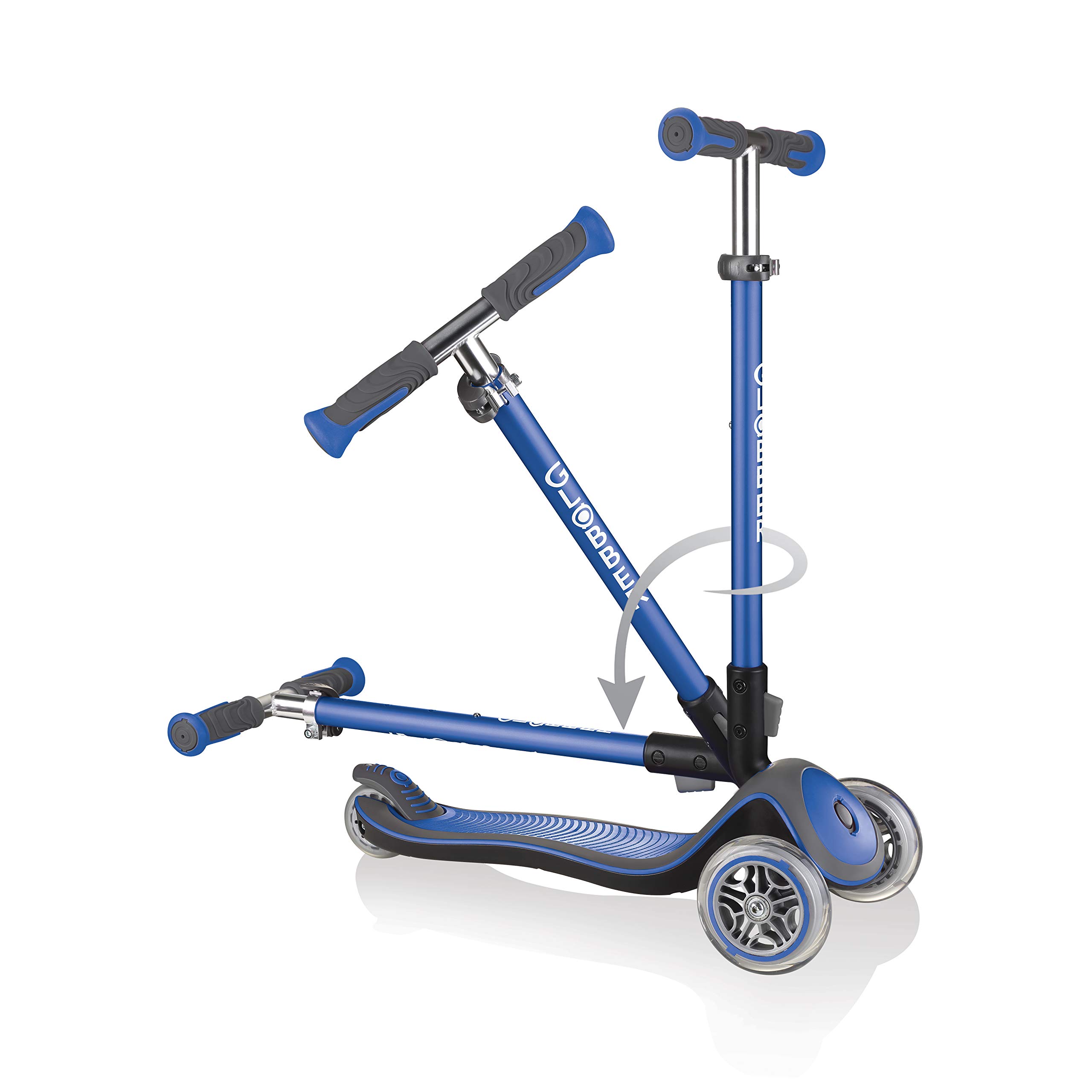 Globber 444-200 Elite Deluxe Scooter Navy Blue