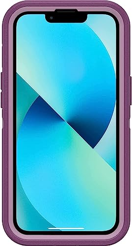 OtterBox Defender Series Rugged Case for iPhone 13 Mini & iPhone 12 Mini (Mini ONLY) Case Only - Non-Retail Packaging - Happy Purple - with Microbial Defense