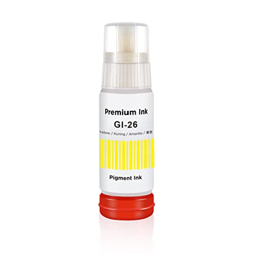storcfe GI-26 Pigment Refill Bottle Ink Replacement for Canon GI-26 GI26 Ink Work for Canon PIXMA MegaTank GX3020 GX4020 GX5020 GX6020 GX6021 GX7020 GX7021 Printer (Black 135ml, CMY 70ml, 4-Pack)