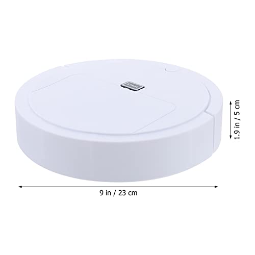 Robot Vacuum Cleaner Cleaning Robot Toy, Plastic Sweeping Robot Plaything Floor Sweep Toy Robot Toy for Kids Toddler Boys Girls ( White )