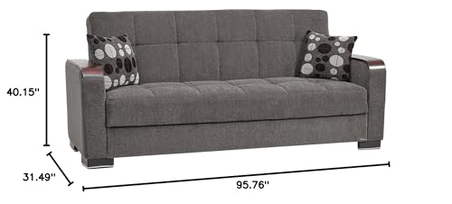 Sweet Home Stores Sofa Bed, Sofabed, Gray-319