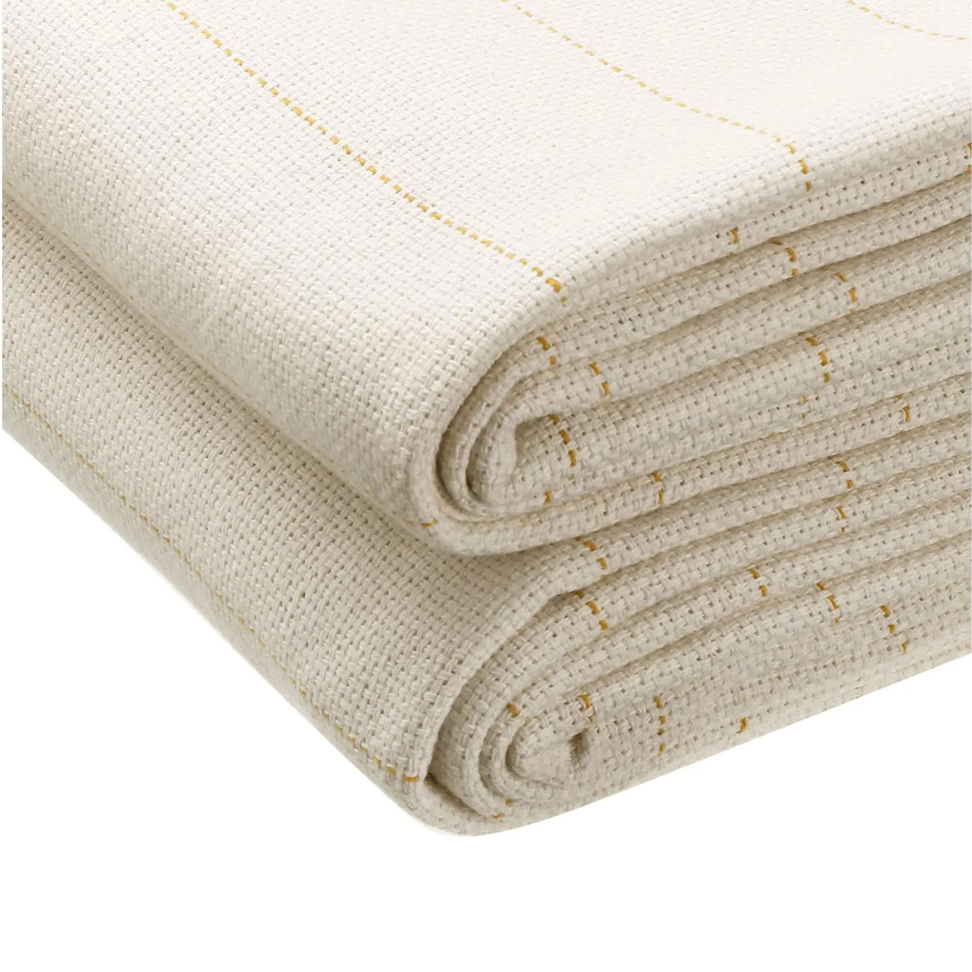 SVYRA 80โx80โ Primary Tufling Cloth for Rug Making and Punch Needle, Tufling Fabric with Marked Lines, Premium Monks Cloth for Cut and Loop Pile