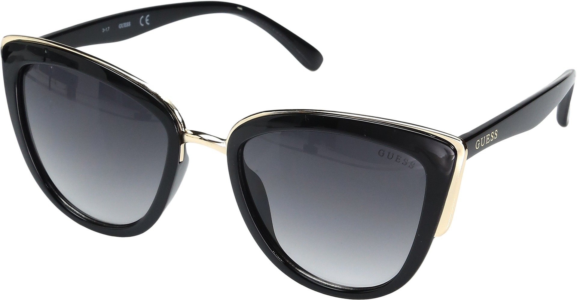 GUESS GF0313 Black/Gradient Smoke Lens One Size