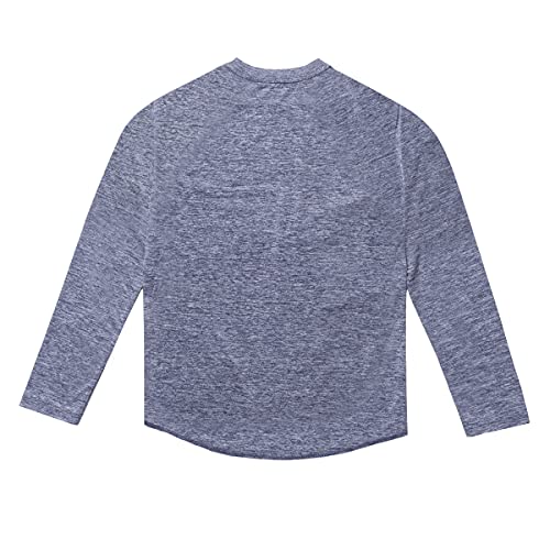 Fruit of the Loom Boys' Performance Baselayer Thermal Underwear Set, Blue Cove Heather, 8