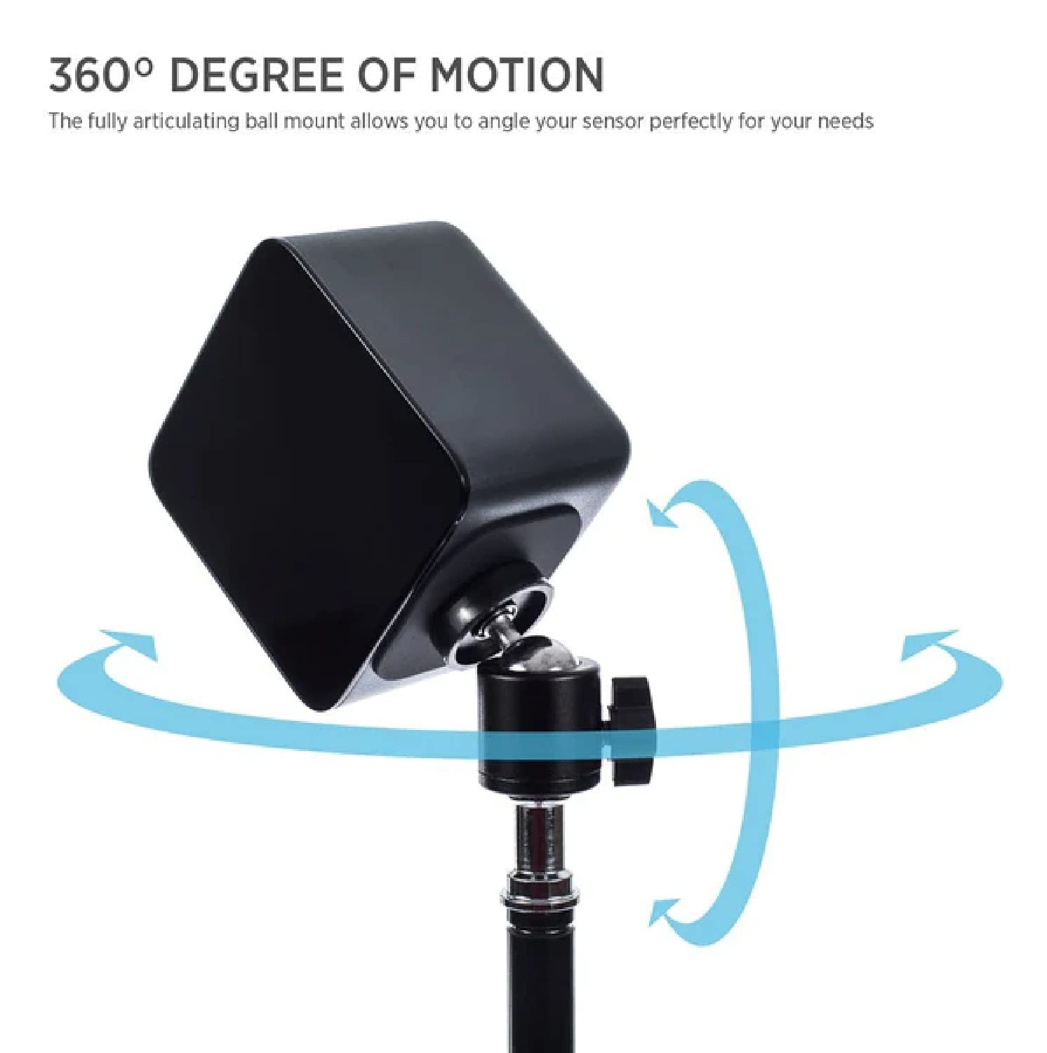 Fovitec 2 - 7'6" Tripod Stands for HTC VR/Vive Mount Base Stations - Includes Articulating Ball Heads and Carrying Bag