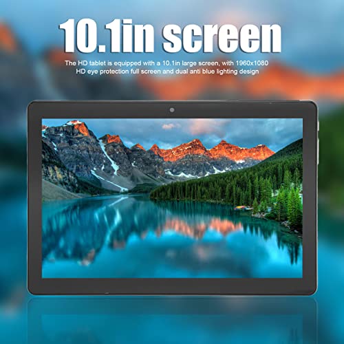 PUSOKEI 10.1 Tablet PC,6G RAM128G ROM1960x1080 IPS HD,2.4G5G Dual Band WiFi Tablet with Stylus and Headset,Support Sim Cards,for Android11. (Black)