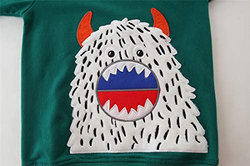 HOMAGIC2WE Baby Boy Cute Cotton Sweatshirts Kids Long Sleeve Fall Sport Pullover Shirt Casual Tops 3T