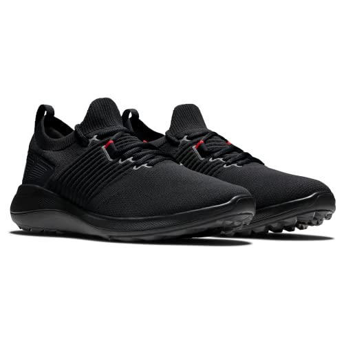 FootJoy Men's Fj Flex Xp Previous Season Style Golf Shoe, Black/Black, 10.5
