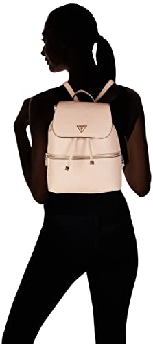 GUESS womens Helaina Flap Backpack, Almond, one size US