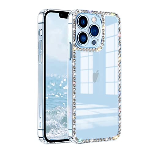 VAOXTY Compatible with iPhone 11 Clear Case Bling Diamond Rhinestone Cute for Girls Women Girly Case Glitter Shiny Sparkle Bumper Design Soft Silicone Luxury Fashion Protective 3D Phone Case