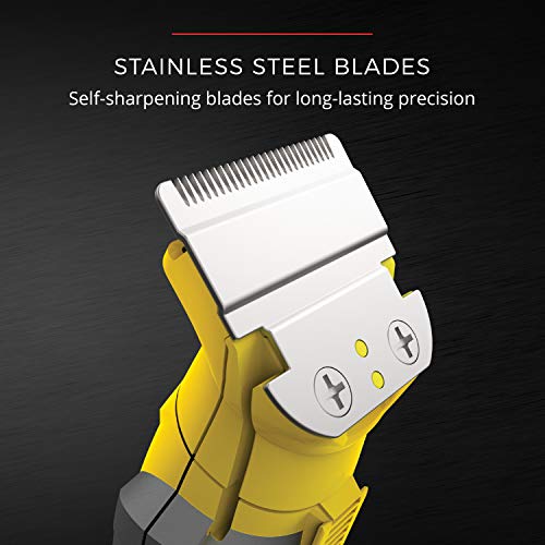 RemingtonĀ® Virtually Indestructible All-in-One Grooming Kit, Yellow, PG6856