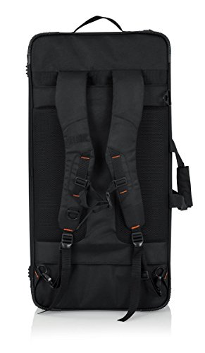 Gator Club Series DJ Backpack with Adjustable Interior and Bright Orange Lining Fits 27" Controllers (G-CLUB-CONTROL-27BP)