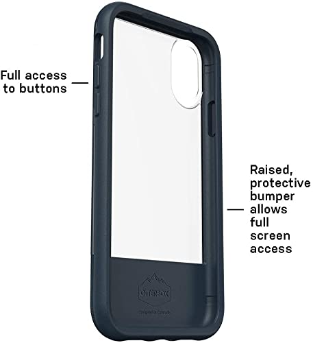 OtterBox Statement Series for iPhone XR Case with ZAGG Screen Protector, Extreme Shatter Protection - Bundle - (Clear/Dark Jade)