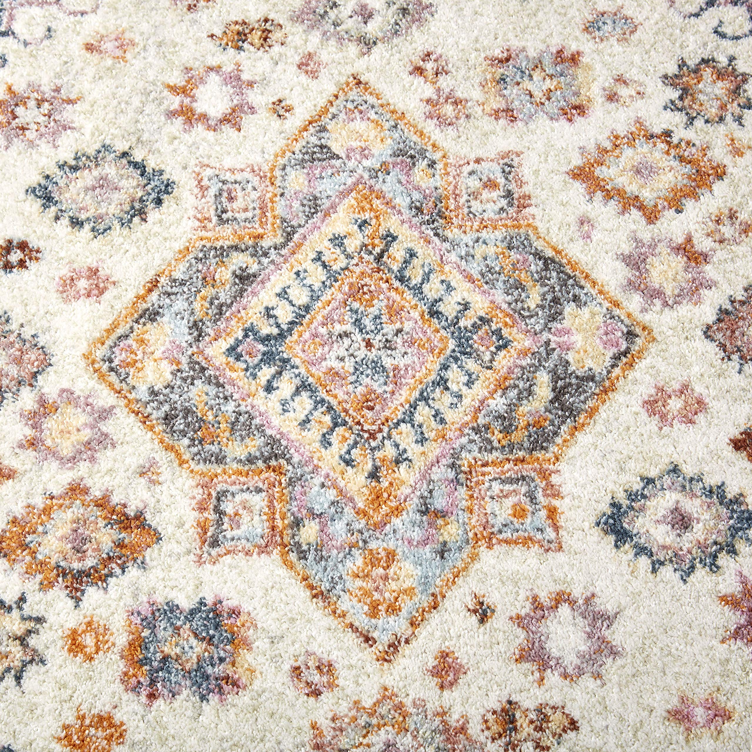 Home Dynamix Chloe Mars Area Rug, 5 ft 3 in x 7 ft 3 in, Blue/Orange
