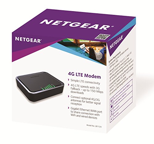 NETGEAR 4G LTE Broadband Modem - Use LTE as Primary Internet Connection (LB1120)