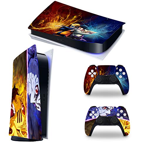 Hero leaf PS5 Standard Edition Whole Body Vinyl Skin Sticker Decal Cover for PlayStation 5 System Console and Controllers