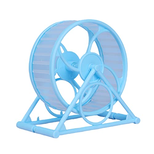 Rat Sport Toy Relieve Boredom Bur-Free Rat Exercise Running Wheels for Rodents Blue